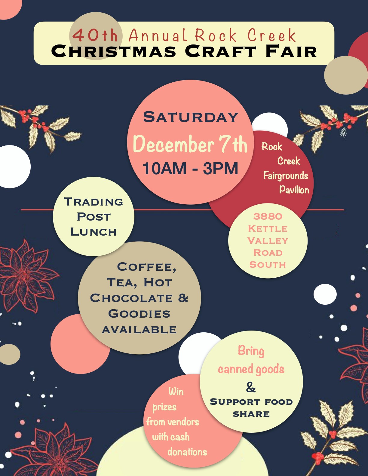 40th Annual Rock Creek Christmas Craft Fair - West Boundary Connect